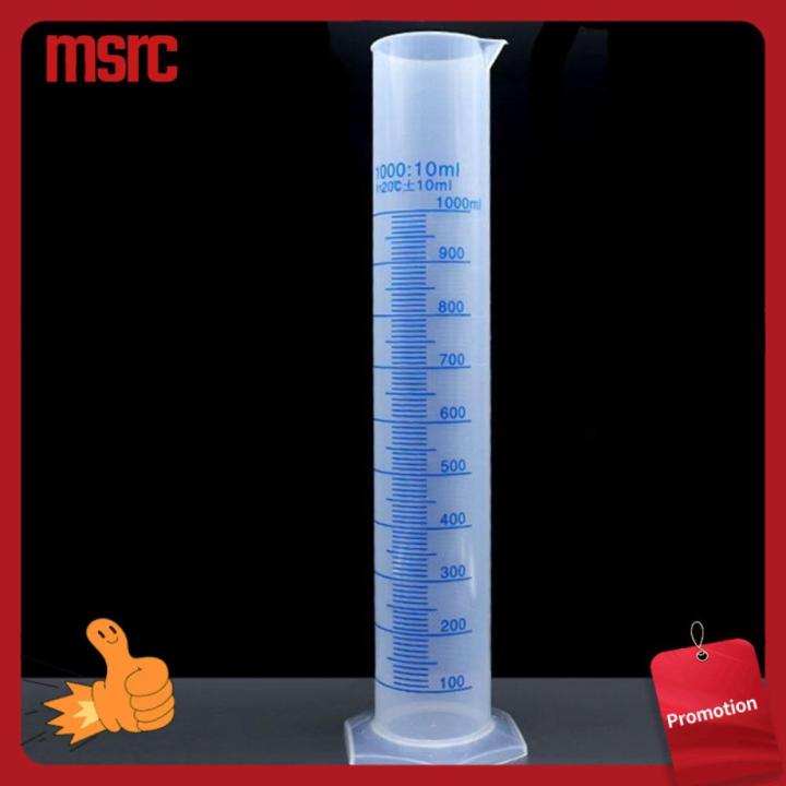 MSRC Single Metric Scale Plastic Graduated Cylinder Polypropylene ...