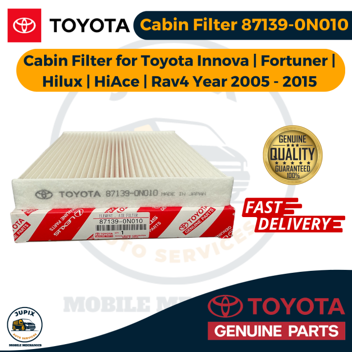 Toyota Cabin Filter for Innova | Fortuner | Hilux | HiAce | Rav4 Year ...