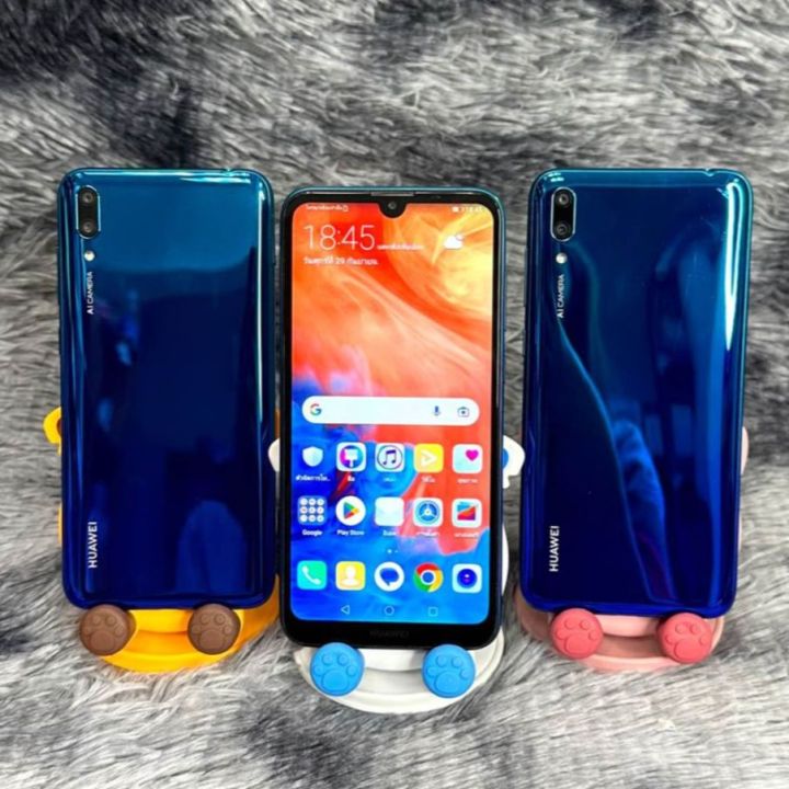 มือถือ Huawei y7 pro (2019) มือ ️ใช้ได้ais. และทรูRam 3 ROM 32 gb 🌺หน้าจอใหญ่🌺ฟรีชุดชาร์จแถม ...