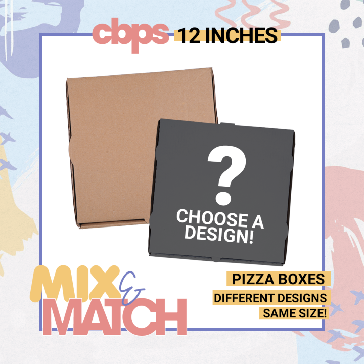 Corrugated Pizza Box - Generic Designs & Plain Pizza Box | 12 inches ...