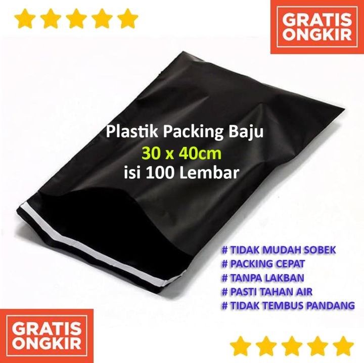 Plastik packing baju Plastik Polymailer 30 x 40cm Plastik Baju 30 x ...