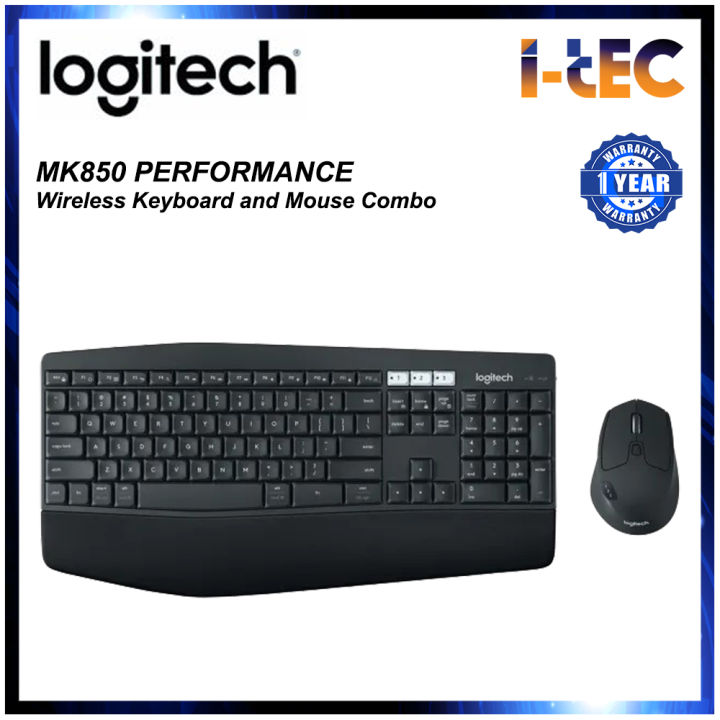 Logitech Mk850 Performance Wireless Keyboard And Mouse Combo Lazada