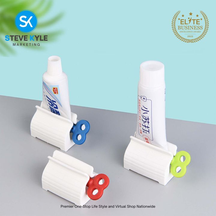 Multifunction Manual Rotate Toothpaste Dispenser Tube Squeezer Holder ...