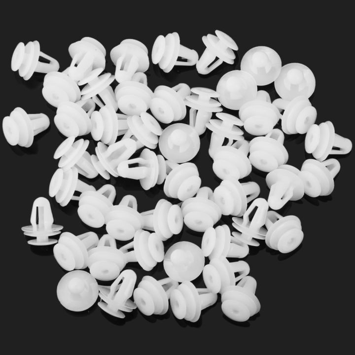 50pcs 9mm Hole Door Panel Clips Auto Fastener Clip For Honda Civic Fit ...