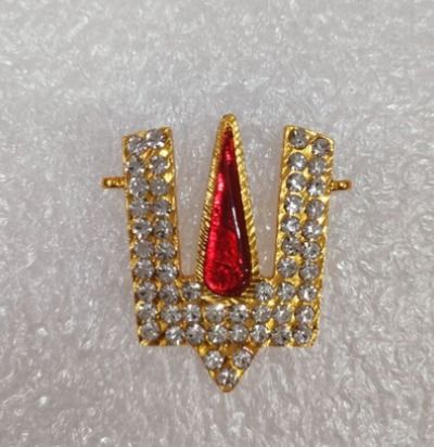 Vishu Thirunamam / Sricharanam Nama Jewelry Ornament for Lord Vishnu ...