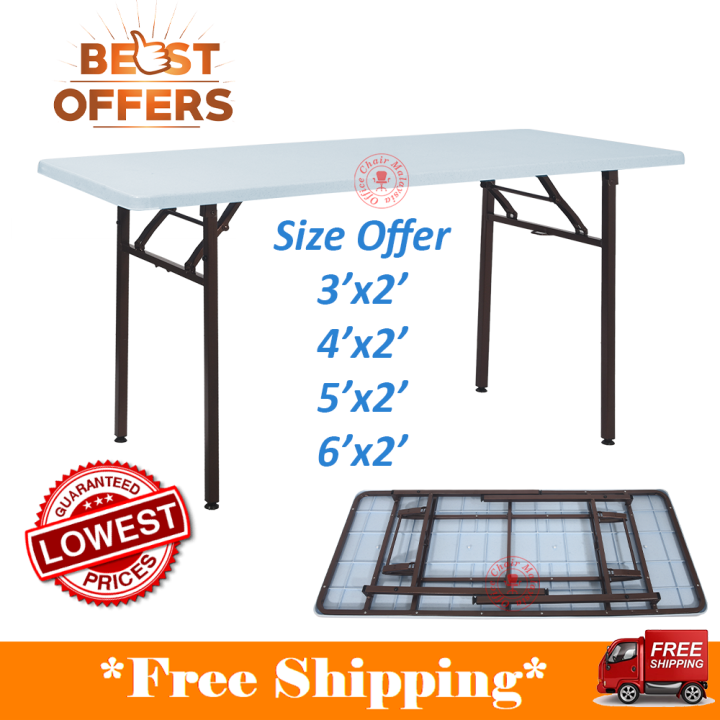 Banquet Table / PVC Banquet Table / Plastic Folding Table / Foldable ...