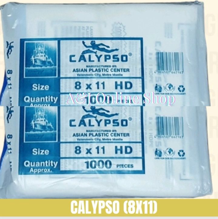 Calypso(Plastic Labo) size 8x11 Asian Plastic Center 100pcs per pack ...