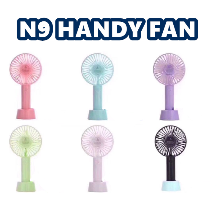 N9 Handheld Small Fan Dormitory Desk Surface USB Rechargeable Portable ...