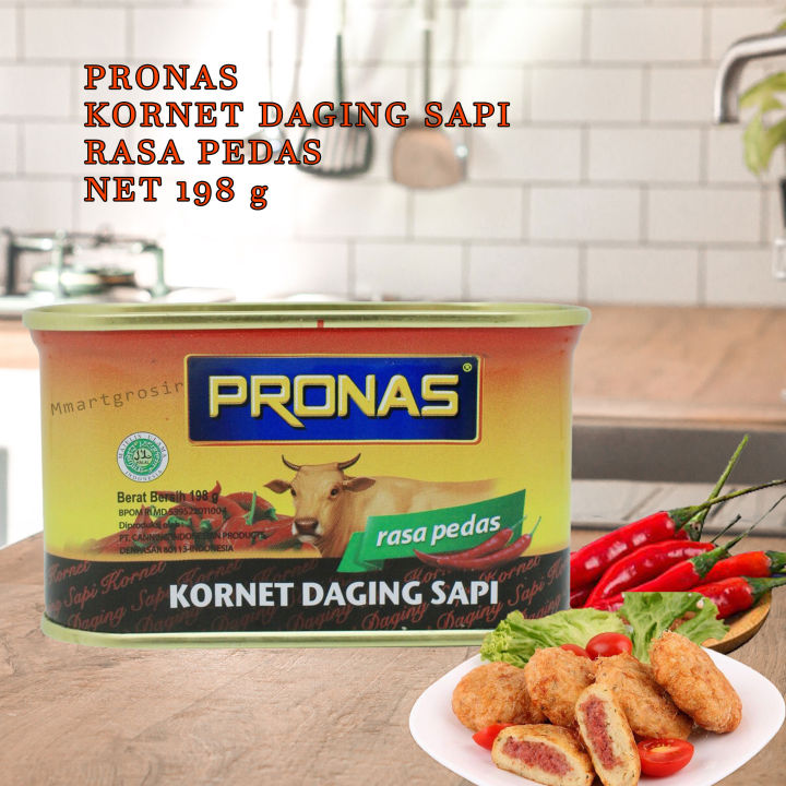 PRONAS KORNET DAGING SAPI RASA PEDAS 198g | Lazada Indonesia
