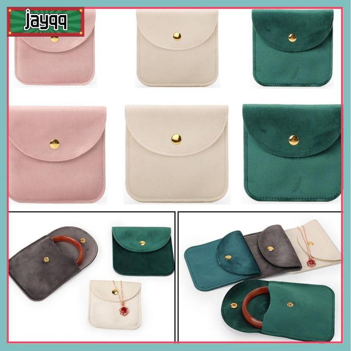 JAYQQ ถุงเครื่องประดับแบบพกพากำมะหยี่ป้องกันฝุ่นถุงห่อกระเป๋าบรรจุภัณฑ์เก็บถุงซานตา | Lazada.co.th