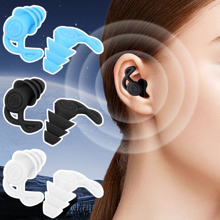 3Pairs 3 Layer Ear Plugs For Sleeping Noise Cancelling Hearing ...