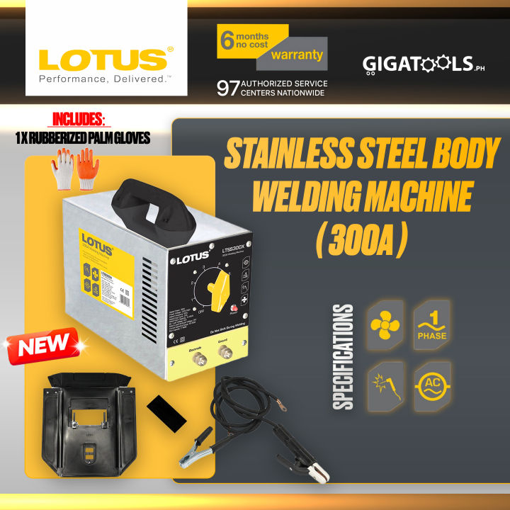 *NEW* Lotus LTSS300X Stainless Steel Body Welding Machine (300A) with ...