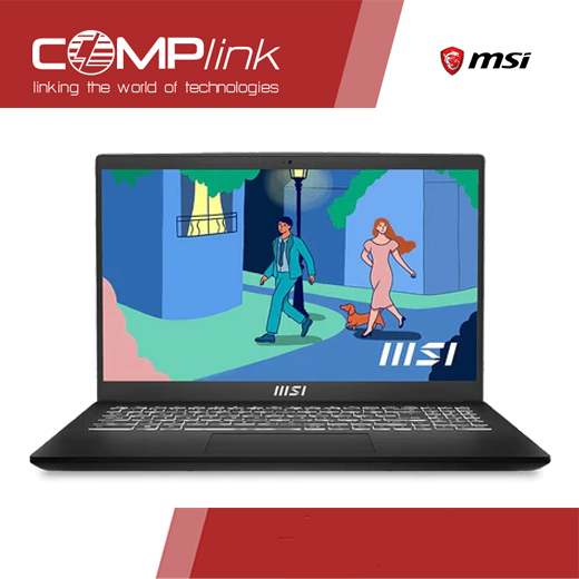 MSI MODERN 15 B7M-275PH CLASSIC BLACK | RYZEN 5 7530U |16GB DDR4 | 512GBSSD | SHARED | 15.6" FHD ...