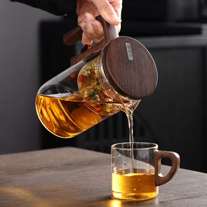 Water Separation Inner Container Teapot One Click Magnetic Switch Tea ...