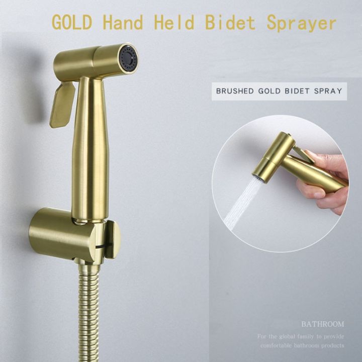 🇲🇾Local Seller🇲🇾P3 Handheld Bidet Gold Colour Spray Gun 304 Stainless ...
