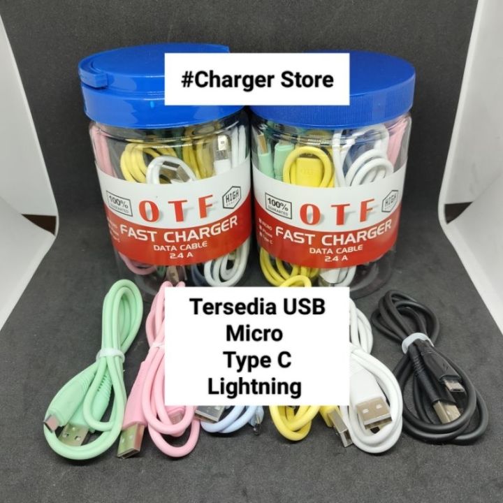 Kabel Data OTF / Qtop Macaron Micro USB - Type C 2.4A Fast Charging ... Kabel Data OTF / Qtop Macaron Micro USB - Type C 2.4A Fast Charging ...