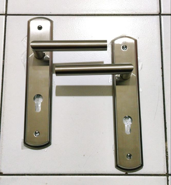 Handle pintu plat bulat stainless steel | Lazada Indonesia