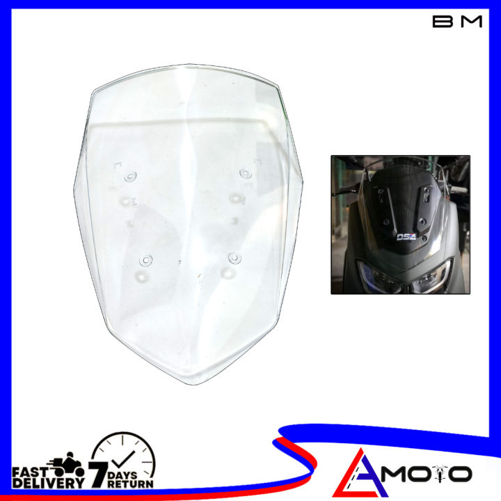 BM CLEAR VISOR FOR YAMAHA NMAX V2 / PCX 160 / NMAX V1 / HIGH QUALITY ...