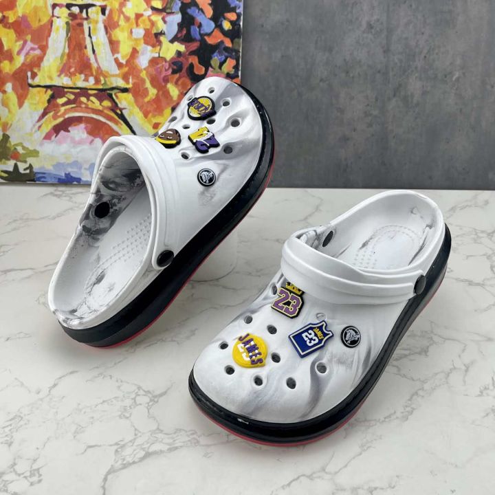 Crocs Bae Clog Tie Dye Graphic Style Comfy Sandals for Men | Lazada PH