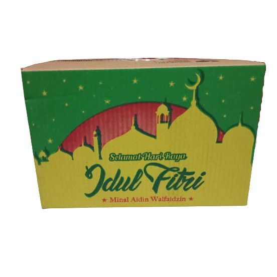 Kardus Idul Fitri / Kardus Lebaran / Kardus Parcel Warna Kuning Mini ...