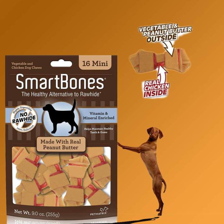 Smart Bones Made With Real Peanut Butter(255g) | Lazada