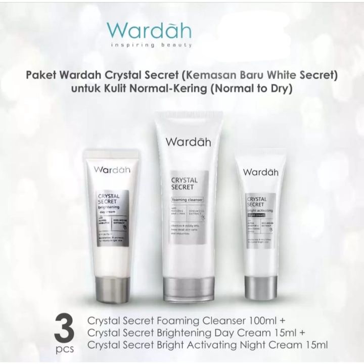 Wardah Crystal Secret (WHITE SECRET Series) | Lazada Indonesia