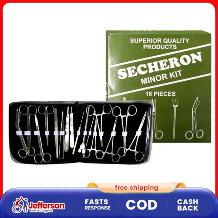 Secheron Minor Kit 16 Pcs and Secheron Dissecting Set 14 Pcs | Lazada PH