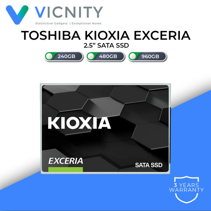 [Performance SSD] Toshiba Kioxia 240GB / 480GB / 960GB SATA 2.5" 6Gbps SSD For PC Desktop ...
