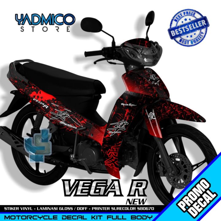 Decal Vega R New Full Body - Stiker Motor Vega R New Full Body - Decal ...