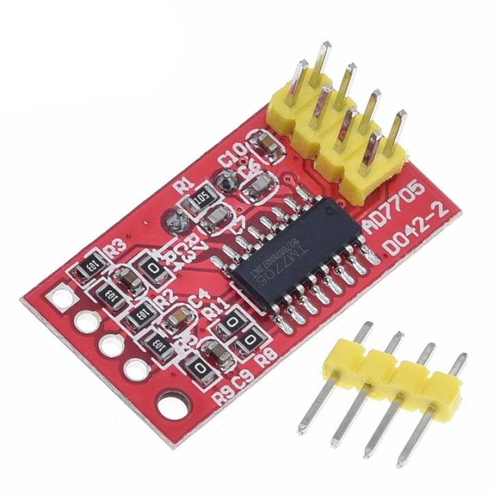 Ad7705 Dual 16 Bit Adc Data Acquisition Module Input Gain Programmable Spi Interface Tm7705