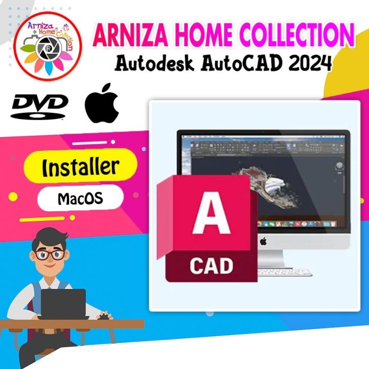 Kaset DVD AutoCAD 2024 MacOS Terbaru | Lazada Indonesia