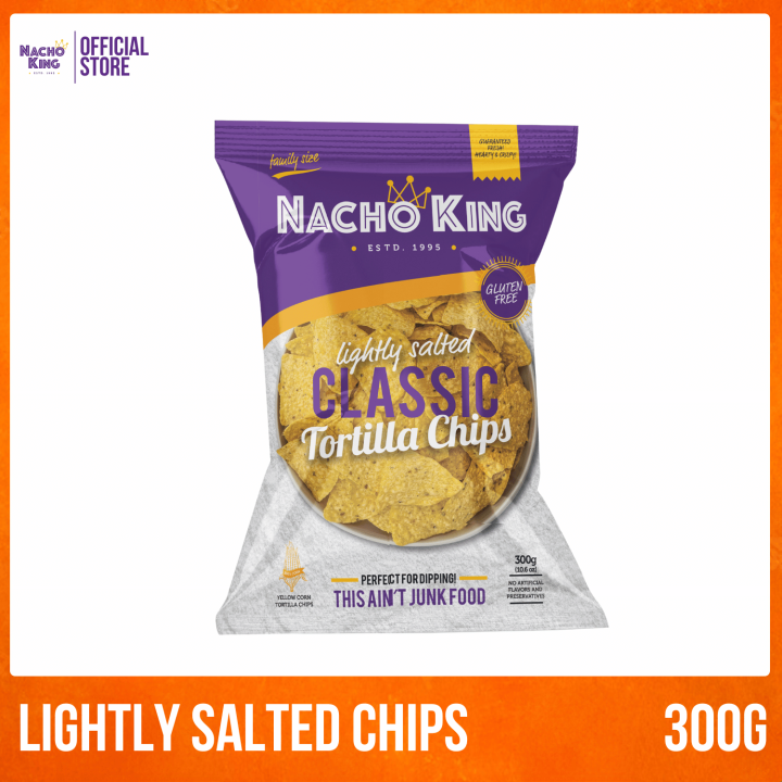 Nacho King Lightly Salted Classic Tortilla Chips 300g | Lazada PH