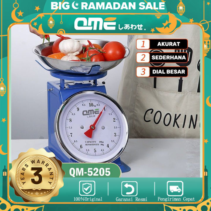 QME jarum timbangan besi 20 kg, timbangan duduktimbangan manualtimbangan buah laundry 5kg 10kg ...