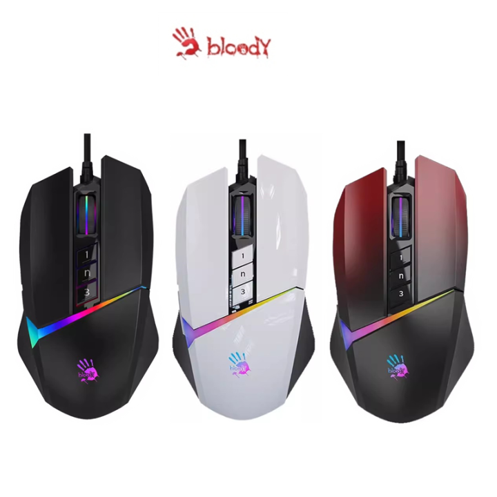 Bloody V8M Max Gaming Mouse RGB Light Low Delay Wired Mouse Ergonomics ...