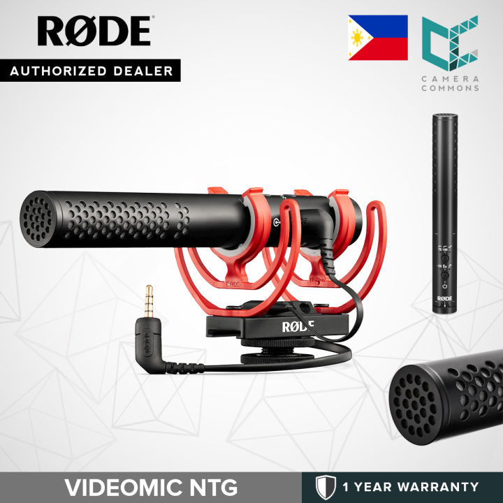 Rode VideoMic NTG On-Camera Microphone Hybrid Analog USB Camera-Mount ...