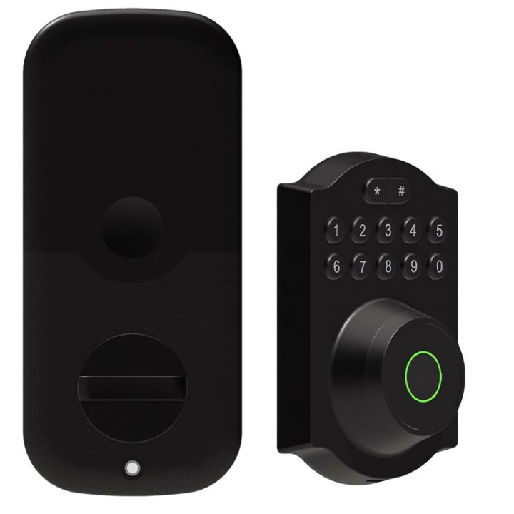 Tuya Ble Fingerprint Deadbolt Lock Smart Digital Lock App Auto Lock Delay With Latch Password