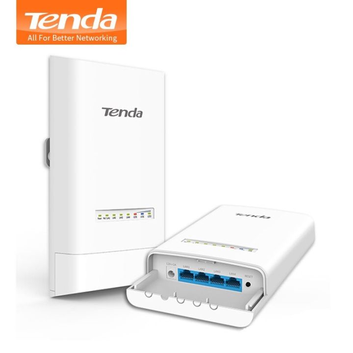 Tenda OS3 5KM 5GHz 867Mbps Outdoor CPE Wireless WiFi Repeater Extender ...