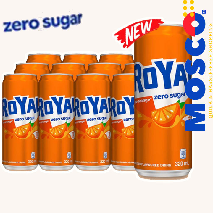 Royal Tru Orange Zero Sugar 320ml - Pack of 6 or 12 x 320ml | Lazada PH