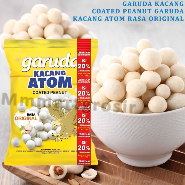 Garuda Kacang Atom / Snack Kacang Atom / Kacang Atom Original / 100gr ...