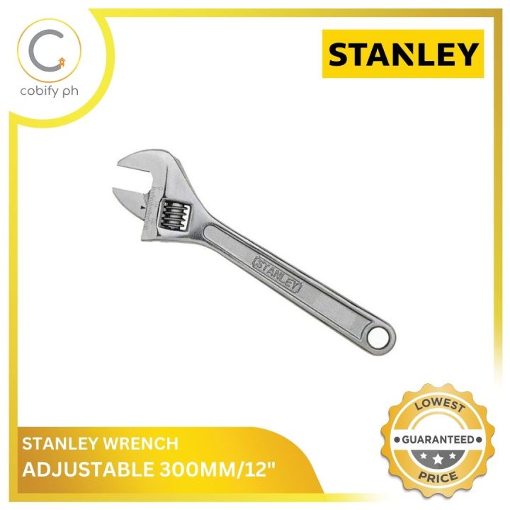 Stanley Wrench Adjustable 300mm/12" | Lazada PH