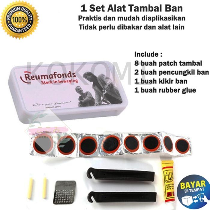 Alat Tambal Ban Sepeda Portable Plus Kotak Sepeda Brompton Element ...
