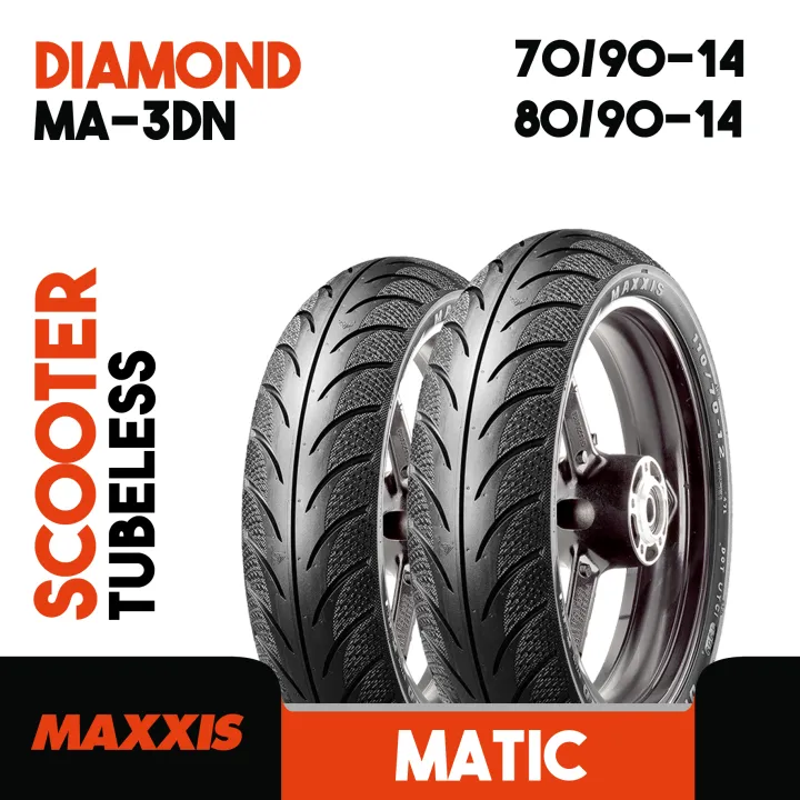 Ban Luar MAXXIS DIAMOND-MA-3DN Ring 14 Berbagai Ukuran Ban Motor ...