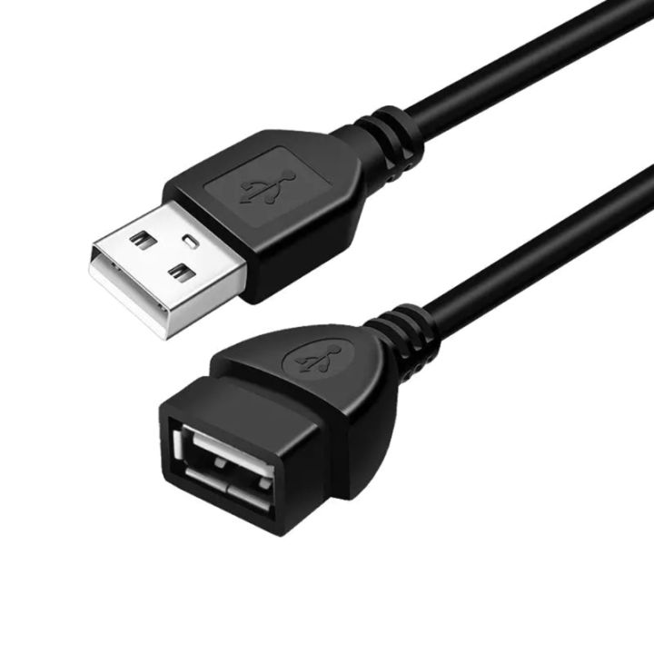 USB Port Extender Hub Data Charger Power Cord USB 2.0 Extension Cable 4 ...