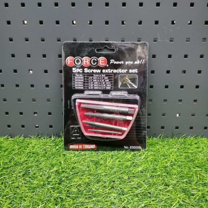 FORCE ชุดถอนเกลียวซ้าย 5 ชิ้น ก้านดำ 63005B ( ราคา/ชิ้น ) ***สามารถออกใบกำกับภาษีได้*** | Lazada ...