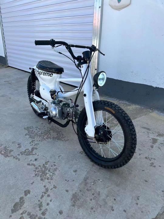 Imported Honda retro cub CUB110 modified curved beam fuel small power ...