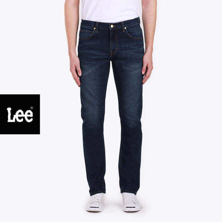 NEW🚚 LEE กางเกงยีนส์ผู้ชายเอวกลางทรงเข้ารูป ทรง ZED รุ่น MB747011 ลี ...