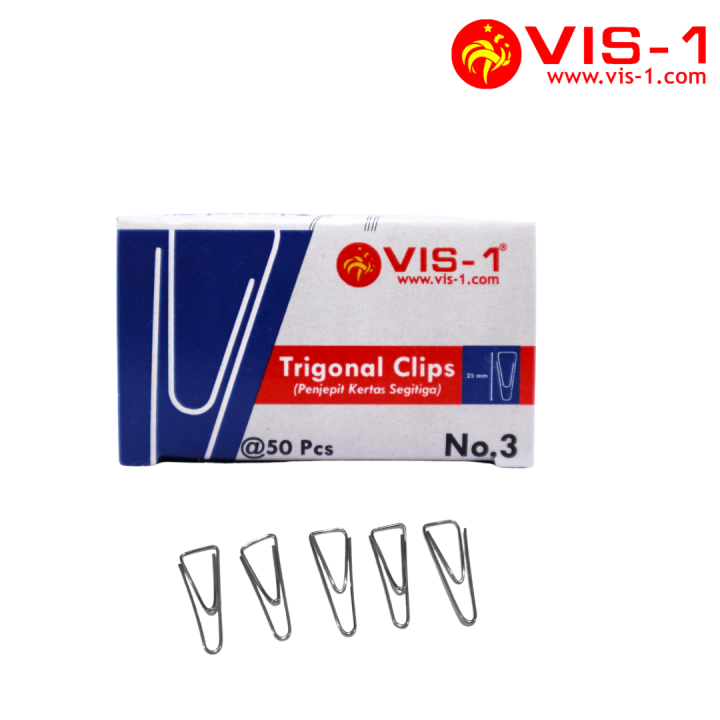 Paper Clip No 3 Vis-1 / Vis-1 Klip Kertas Penjepit Kertas | Lazada ...