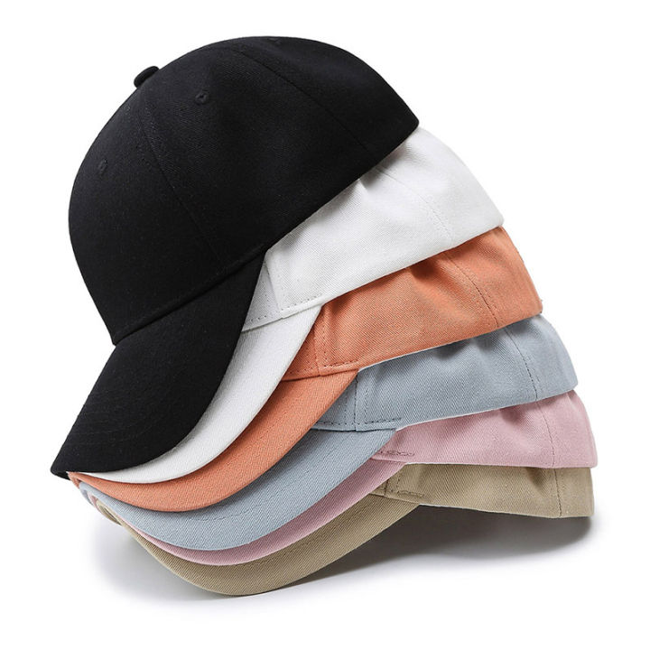 Baseball Cap Premium Canvas Hard Brim Adjustable Cap For Men Cotton Hat Cap Woman Plain Cap ...