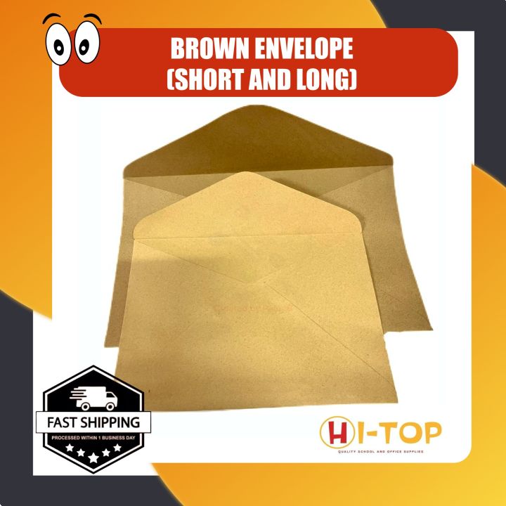 Brown Envelope Long & Short Quantity 5, 10, 50 or 100 pcs | Lazada PH
