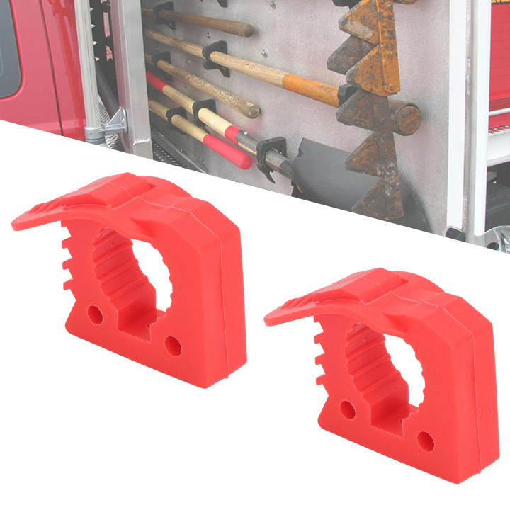 Adjustable Rubber Shovel Holder Mount 5 Gears Clamp with 30-40mm ...